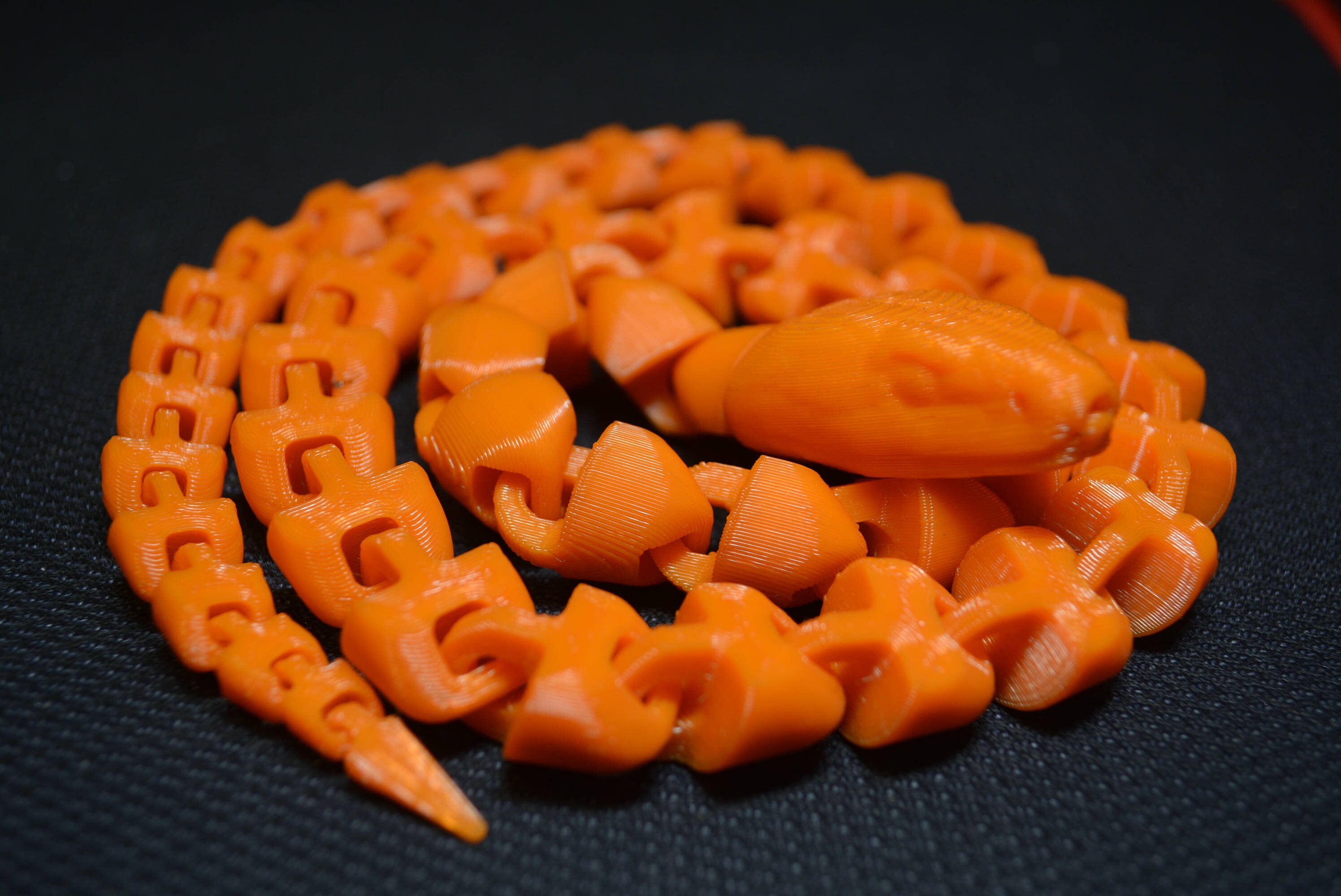 3D Printed Articulated Snake - Etsy