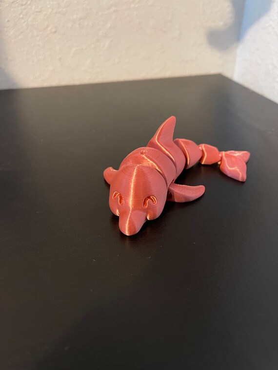 3D Printed Dolphin Desk Accessory Articulated Dolphin | Etsy