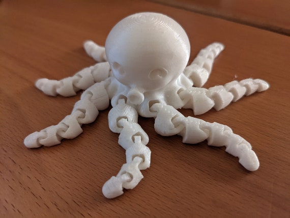 3d-printed-octopus-toy-desk-accessory-articulated-octopus-etsy
