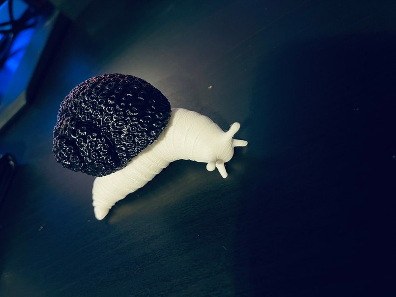 3D Printed Slinky Slug Desk Accessory Articulated Slug - Etsy