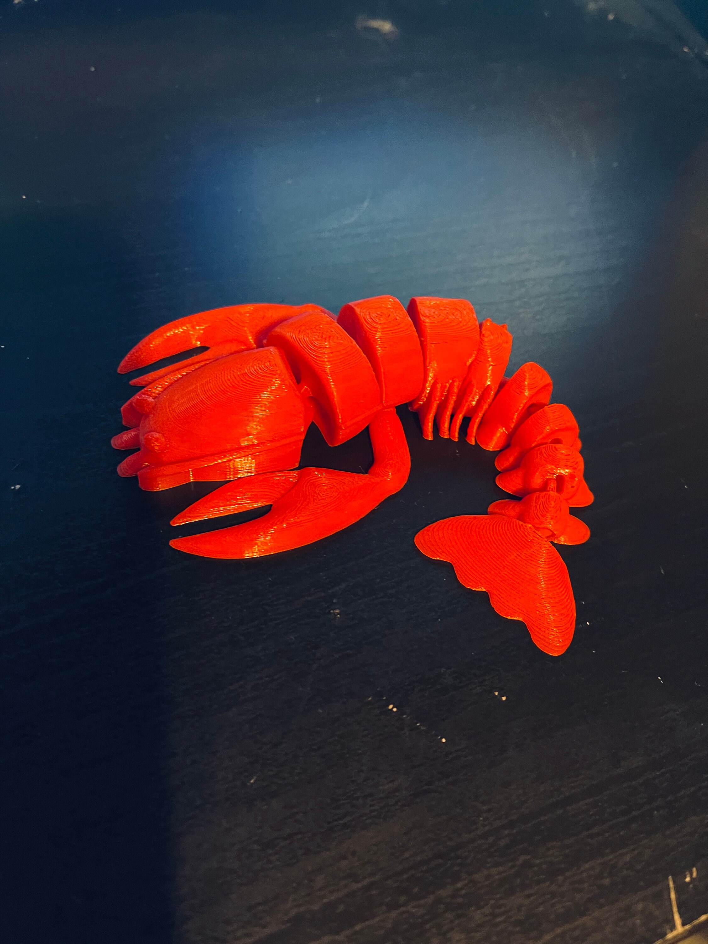 3d Printed Articulated Crawfish/lobster - Etsy