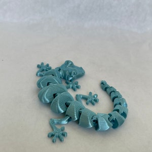 3D Printed Slinky Lizard! Desk Accessory Articulated Lizard - Every ...