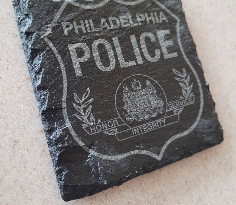 Custom Law Enforcement Laser Engraver Slate Coasters (set of 4) - Etsy