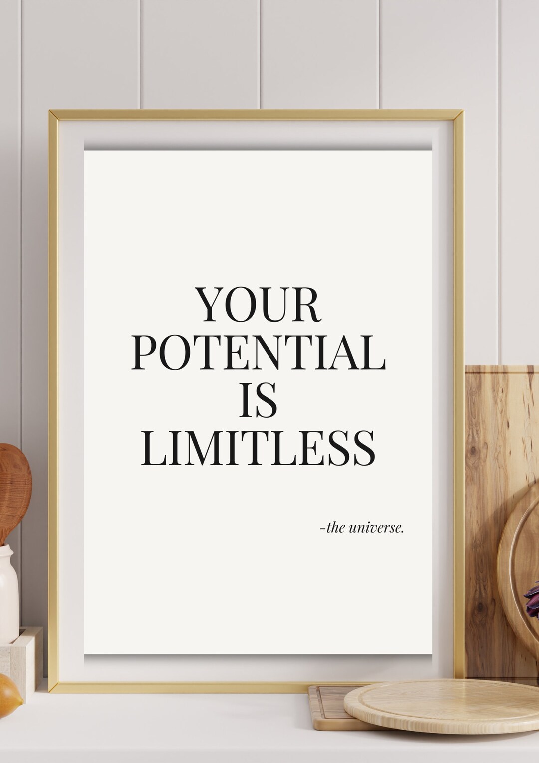 Printable Affirmation Poster: Your Potential is Limitless - Empowering ...