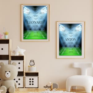 Football-themed Affirmation Poster for Boys (ages 3-5) – Printable Wall ...