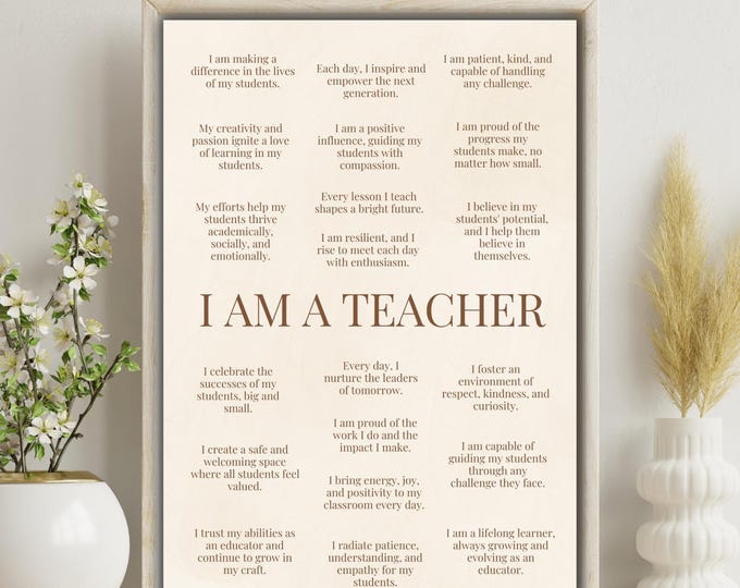 Teacher Motivation Quotes, Classroom Posters Elementary, Teacher ...
