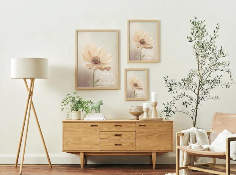 Printable Inspirational Poster: 'I Choose to Be Happy and Grateful ...