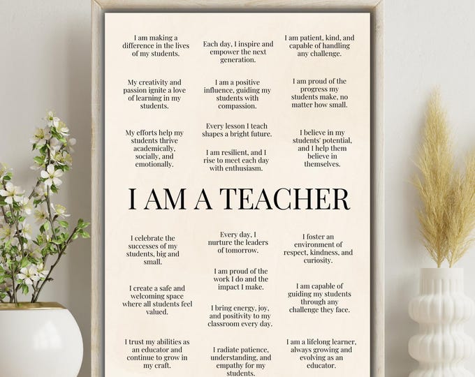 Teacher Motivation Quotes, Classroom Posters Elementary, Teacher ...