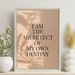 Inspirational Printable Poster: 'I Am the Architect of My Own Destiny ...