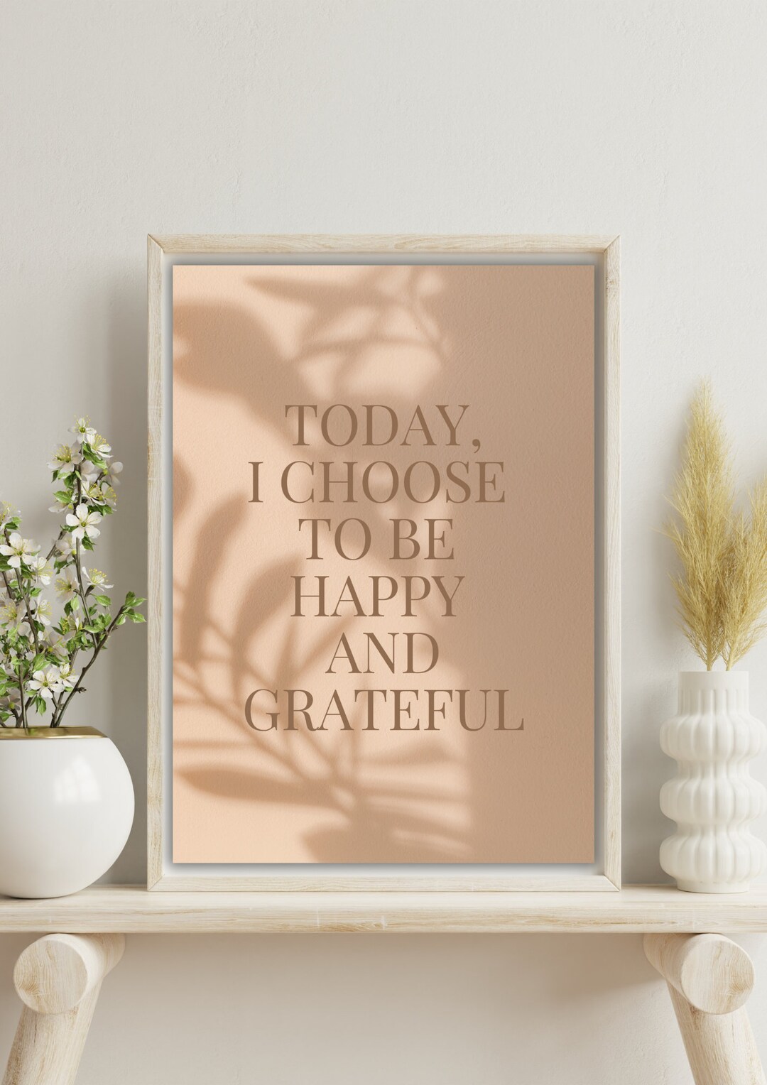 Daily Motivation: Printable 'today, I Choose to Be Happy and Grateful ...
