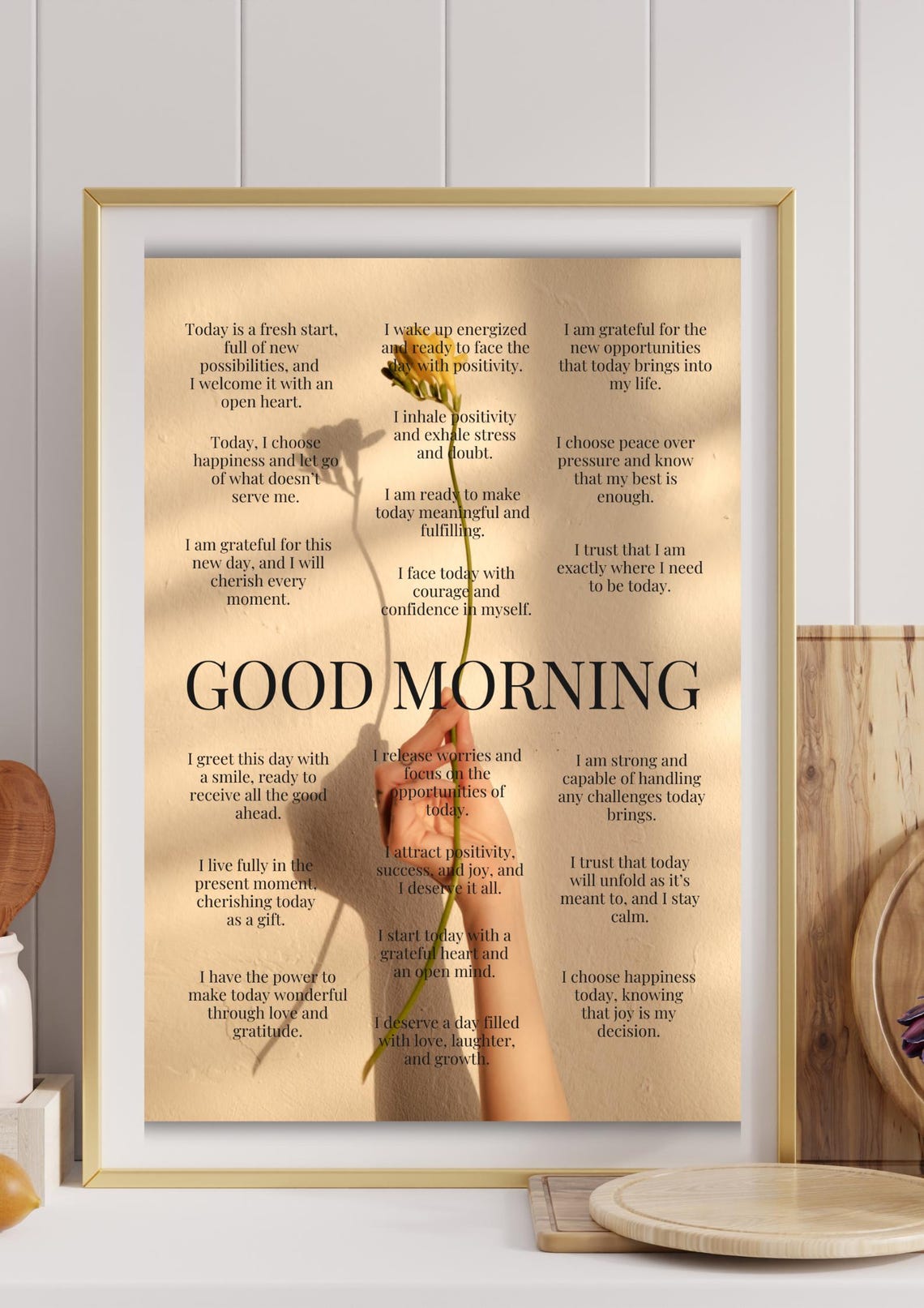 Good Morning Affirmations Printable - 20 Positive Quotes to Start Your ...