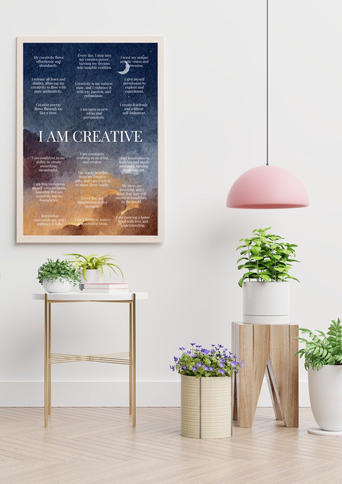 Printable Creativity Affirmation Poster | Inspire Innovation & Art ...