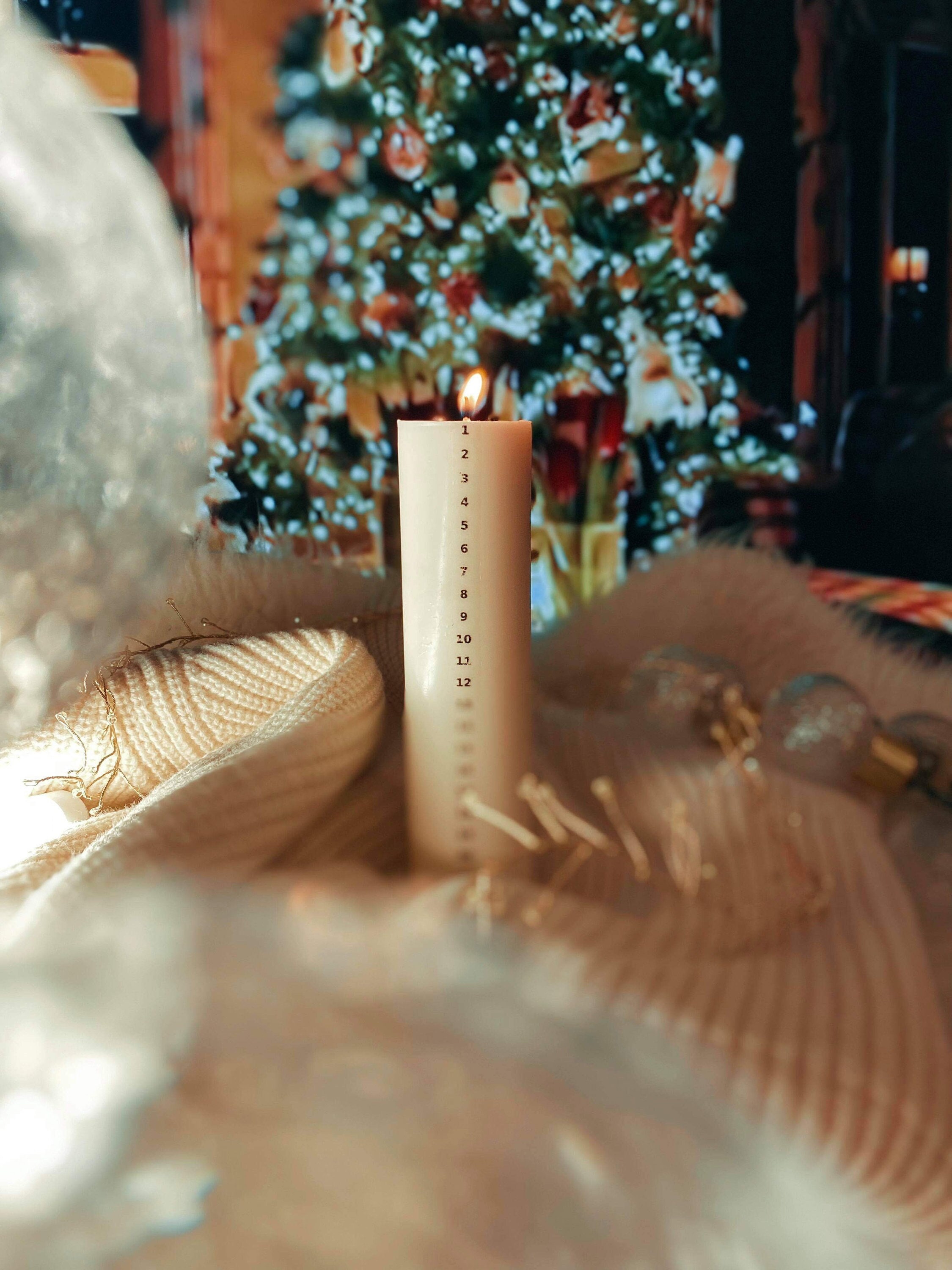 CALENDAR Candle, DANISH TRADITION, Handmade Candle, Made in Denmark ...