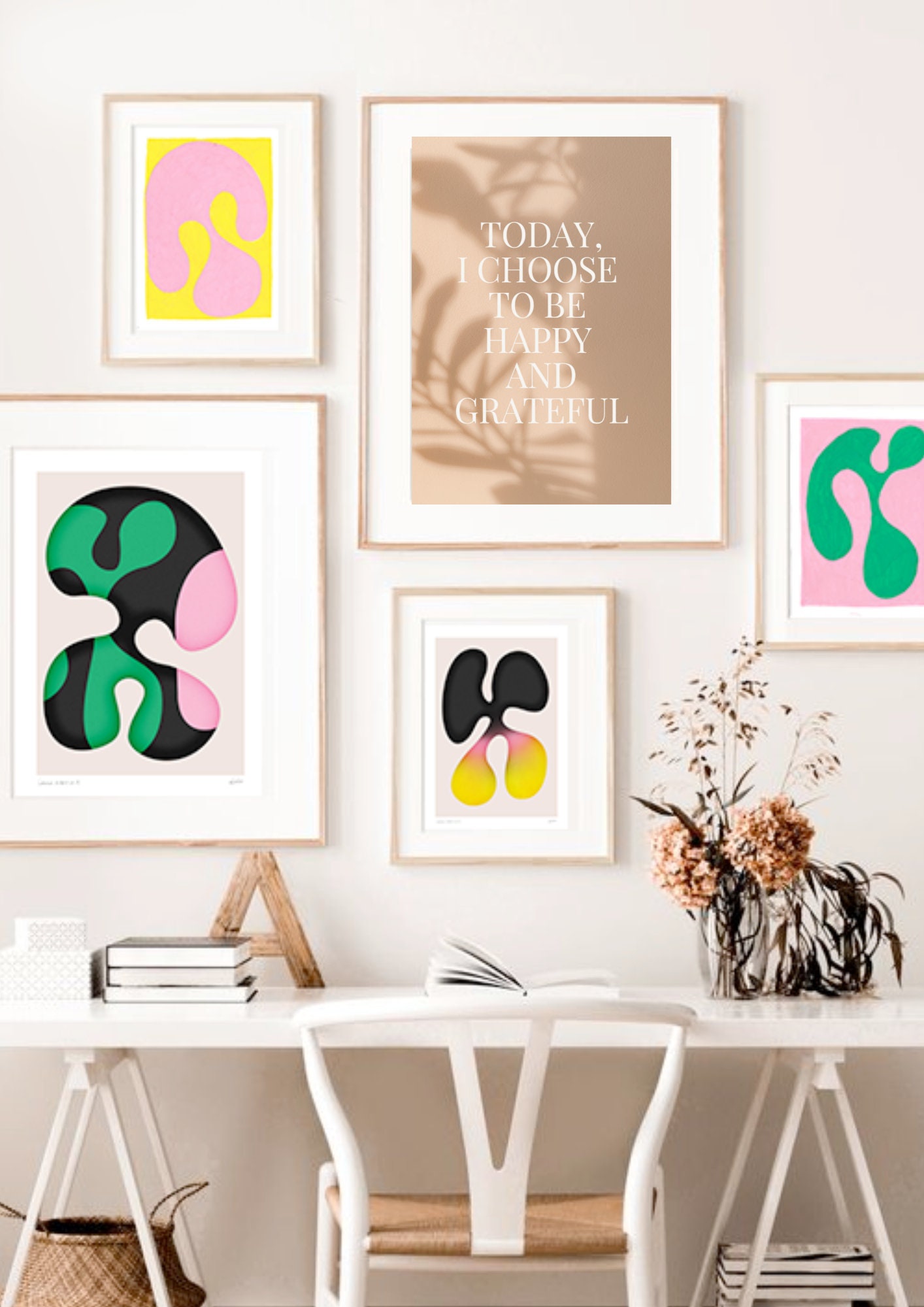 Transform Your Day: Printable Poster With 'today, I Choose to Be Happy ...