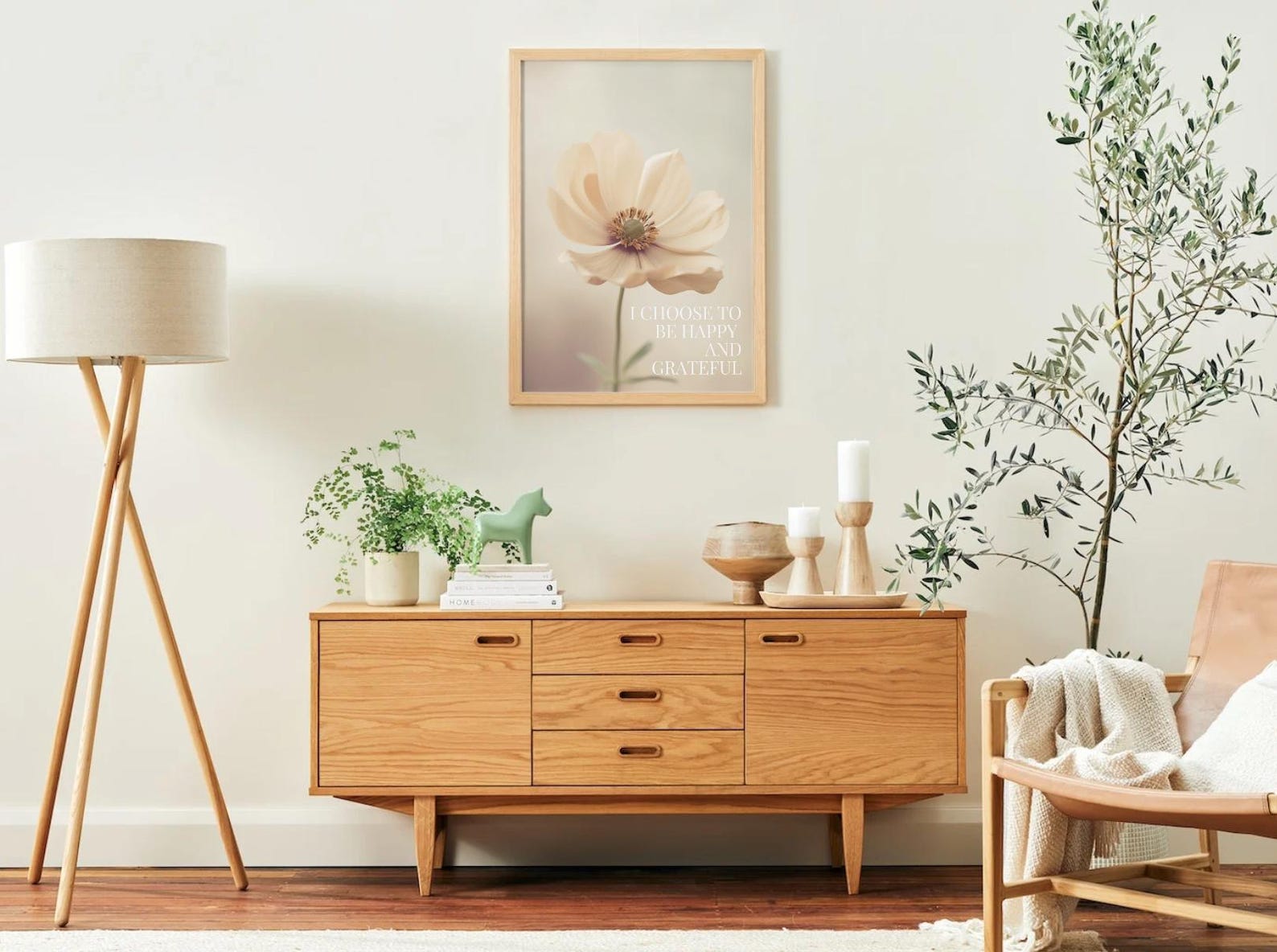 Printable Inspirational Poster: 'I Choose to Be Happy and Grateful ...