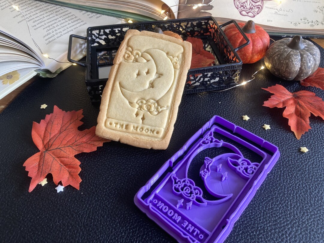 Oracle Tarot Card Cookie Cutter the Moon. Birthday Cookie Cutter ...