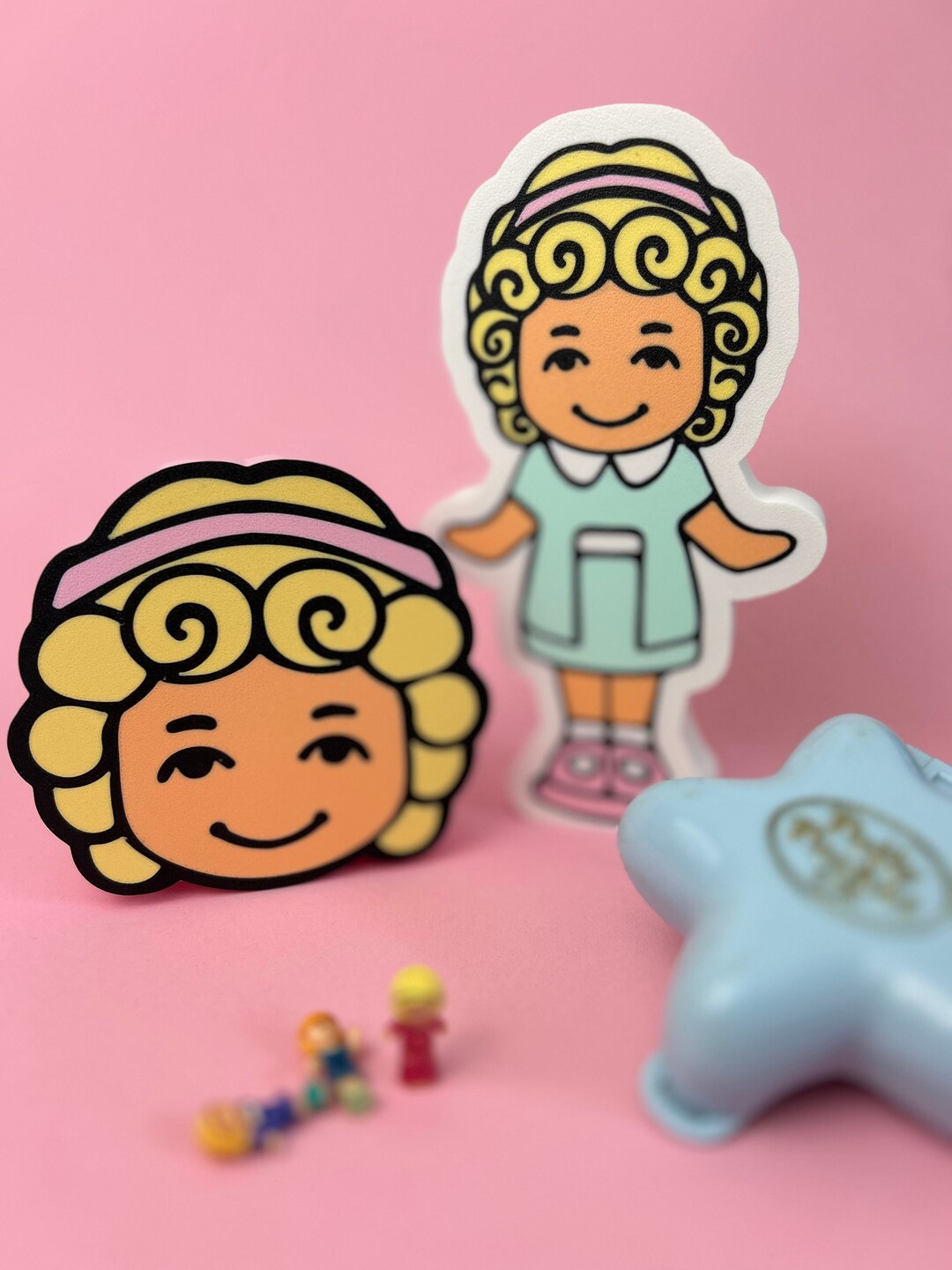 Polly Storage Box, 3D Printed Small Box, Kawaii Doll, Doll Shaped ...