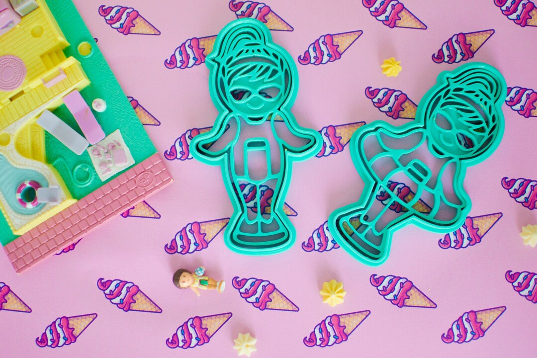 Polly Pocket Summer House Style Cookie Cutter, Vintage, Toy, Polly ...