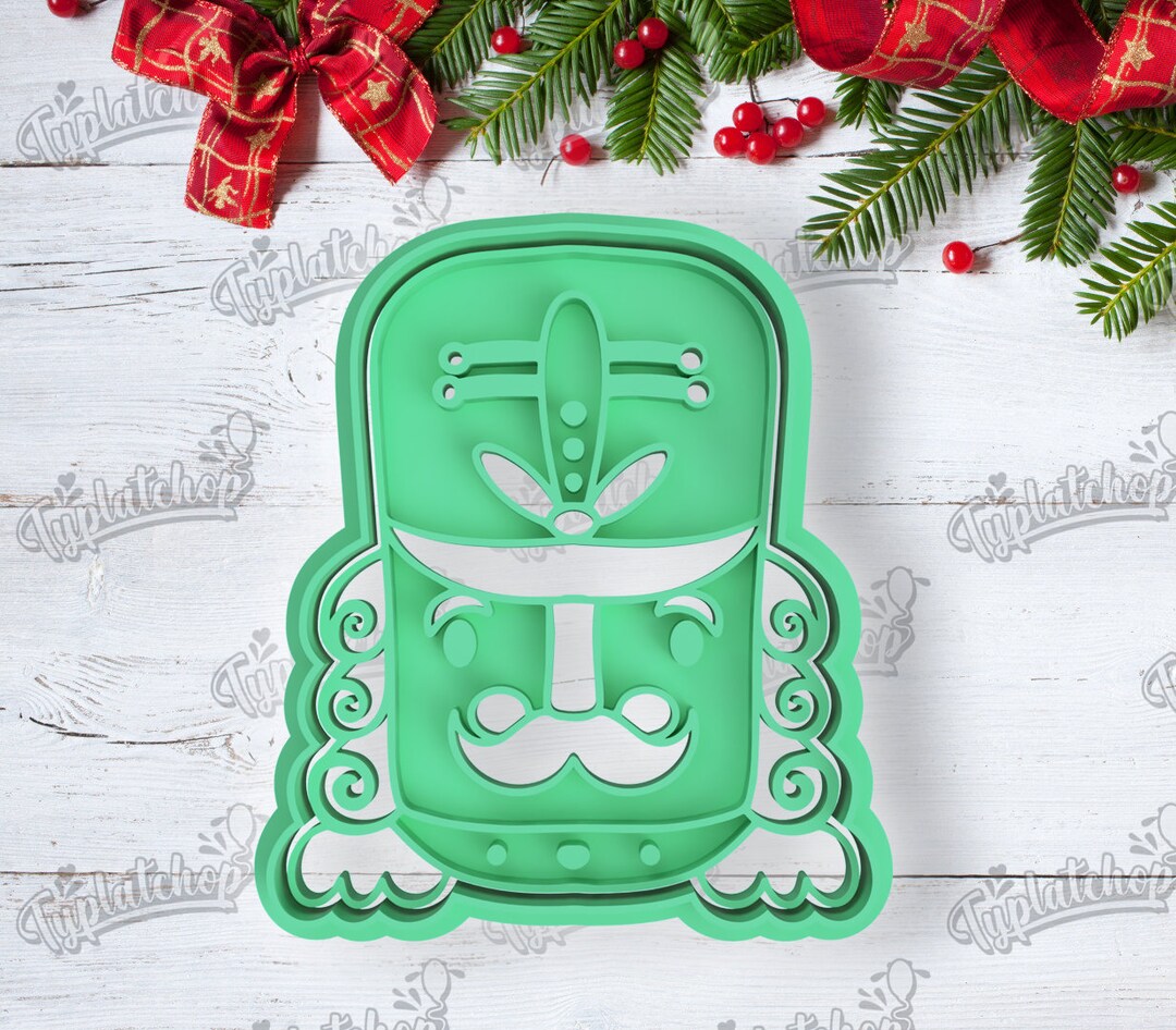 Christmas Nutcracker Cookie Cutter Personalized Cookie Santa Claus ...