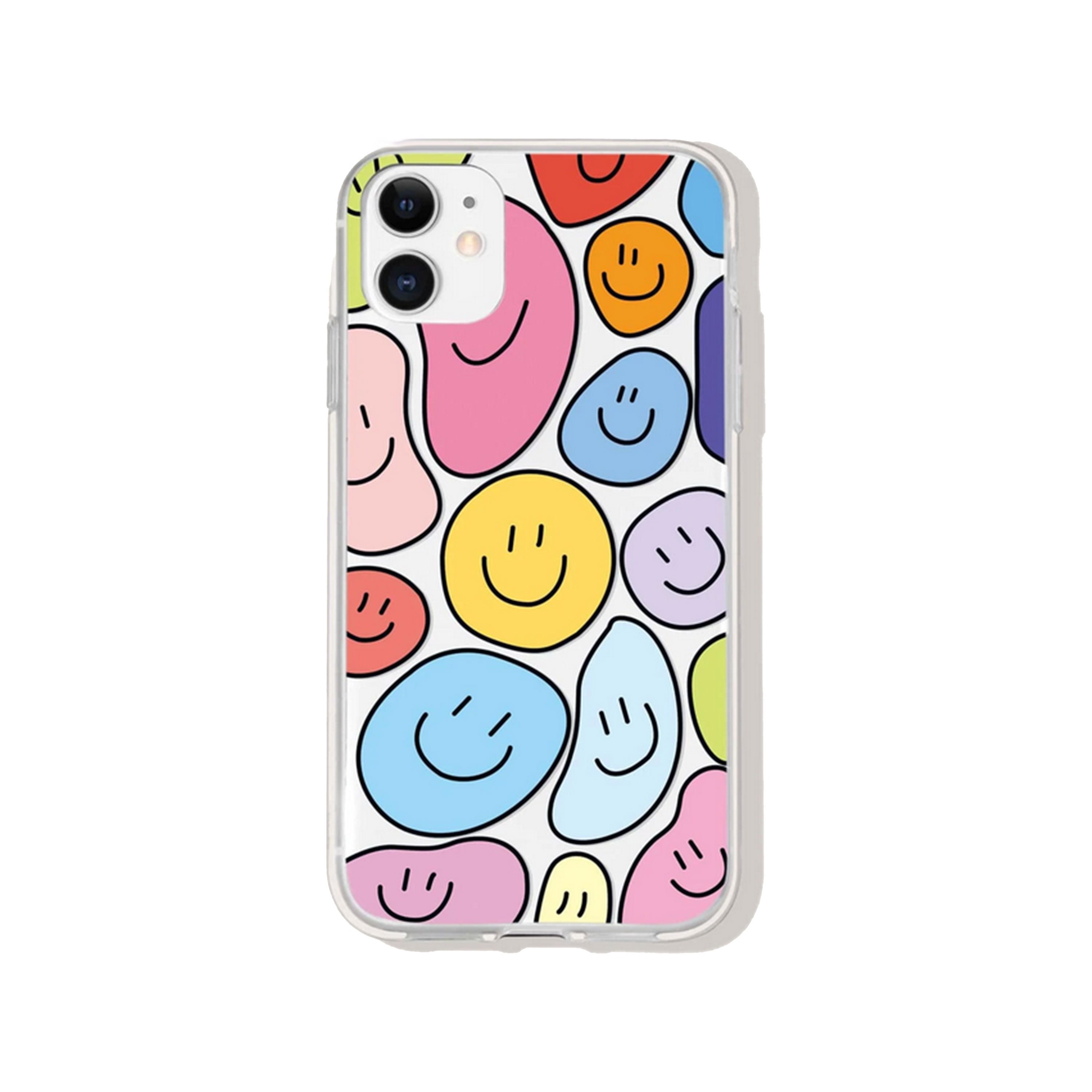 Rainbow Pastel Groovy Dripping Melting Smiley iPhone Case - Etsy