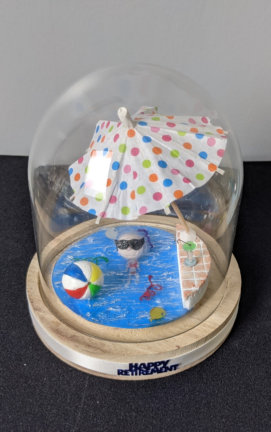 Funny Retirement Bell Jar Scene: Poolside Humour Gift - Etsy UK