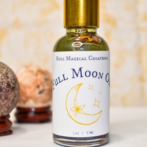 Full Moon Oil Manifestation Oil Intentions Oil Bath Oil Moon Magick - Etsy