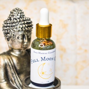 Full Moon Oil Manifestation Oil Intentions Oil Bath Oil Moon Magick - Etsy