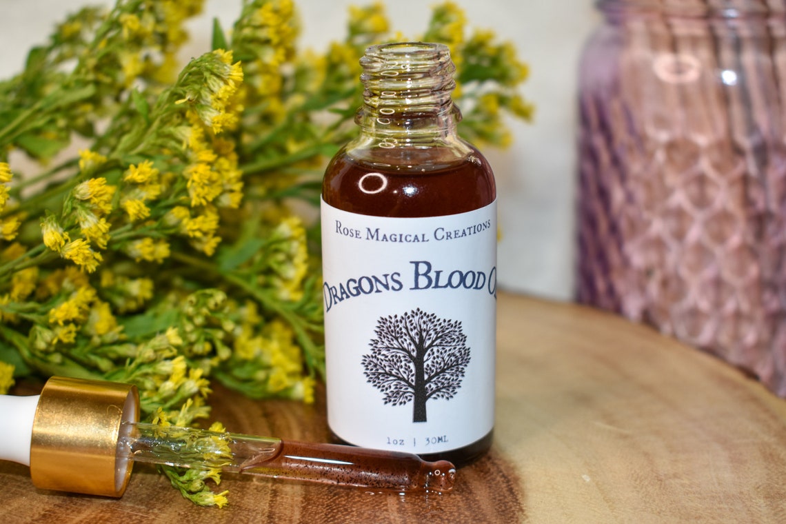 Dragons Blood Oil Pure Dragons Blood Resin Anointing Oil | Etsy