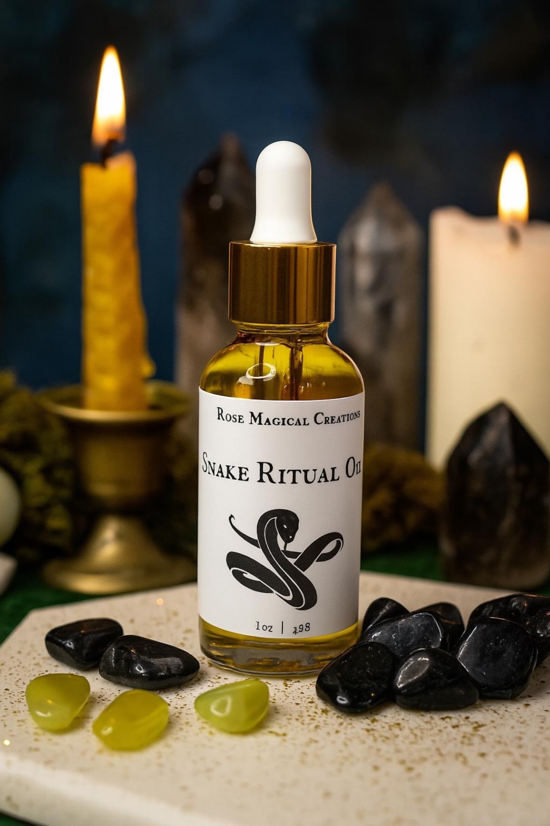 Snake Ritual Oil – Kundalini Awakening, Witchcraft Anointing - Etsy