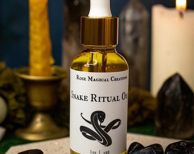 Snake Ritual Oil – Kundalini Awakening, Witchcraft Anointing - Etsy