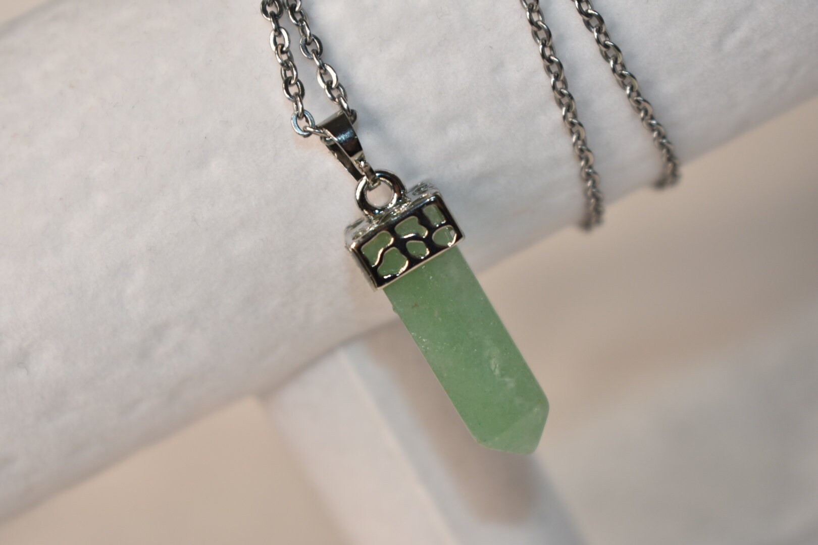 Healing Crystal Pendant Necklace Genuine Healing Crystal - Etsy UK