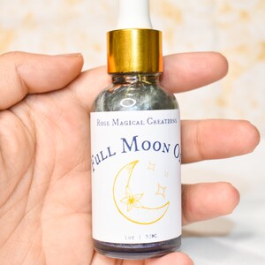Full Moon Oil Manifestation Oil Intentions Oil Bath Oil Moon Magick - Etsy