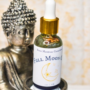 Full Moon Oil Manifestation Oil Intentions Oil Bath Oil Moon Magick - Etsy
