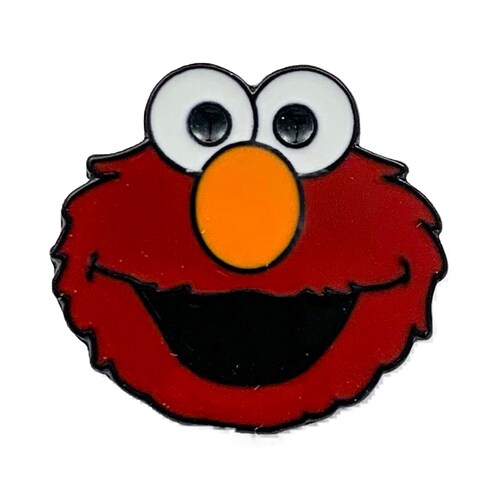 KAWS X Sesame Street Elmo Enamel Pin - Etsy