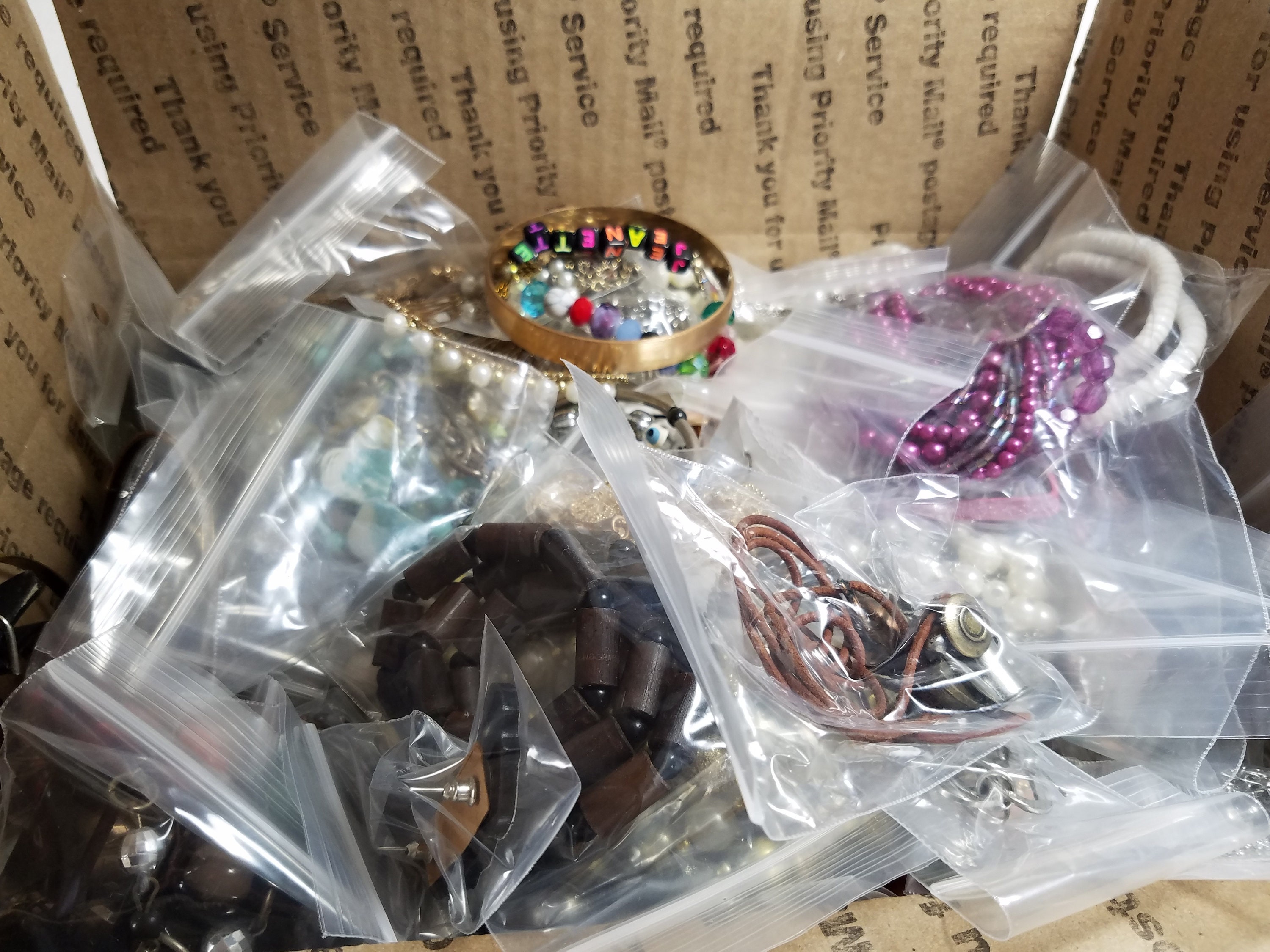 Costume Jewelry Lot 9 Pounds, All Wearable, Bulk Jewelry, Lotvbm0354 C ...