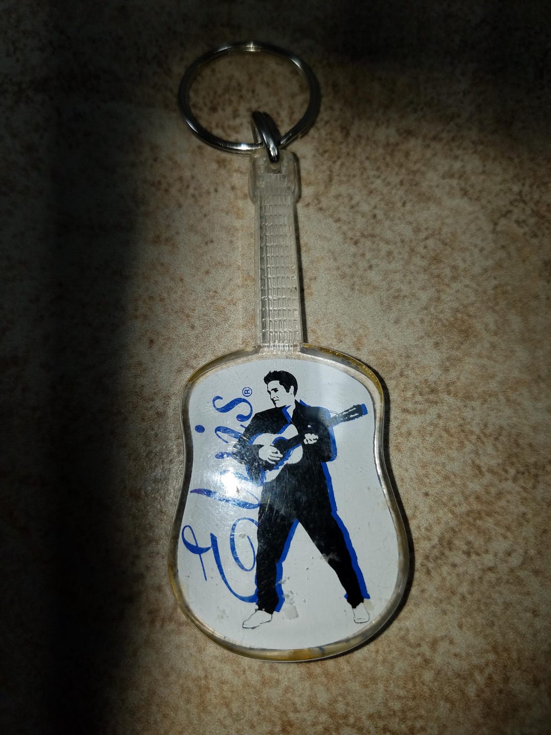 Vintage Elvis Presley Guitar Keychain (VBM0723) - Etsy