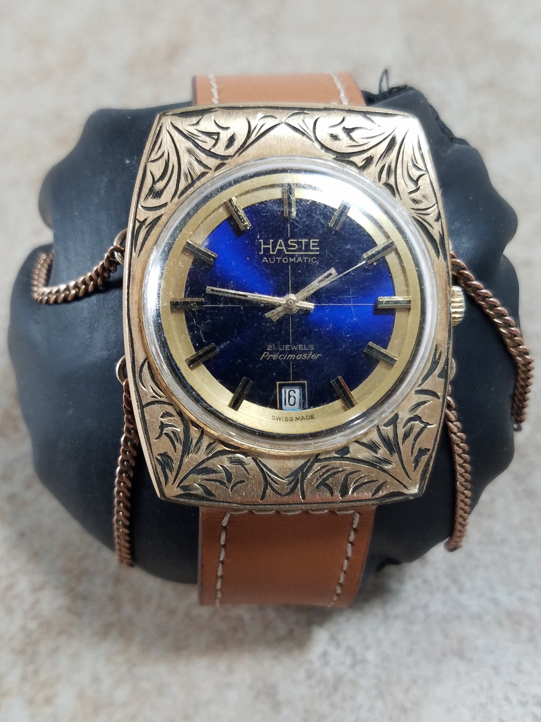 Haste Automatic 21 Jewels Precimaster Watch VBM0626 - Etsy