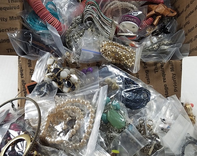 Costume Jewelry Lot 9 Pounds All Wearable VBM0354 C - Etsy