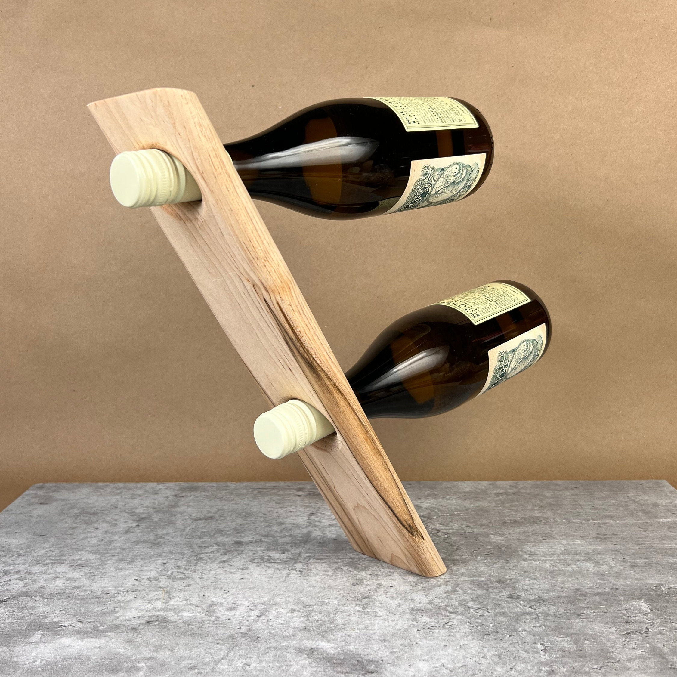 Gravity Wine Bottle Holder, Balancing Wine Bottle Holder, Wine Bottle Rack, Gravity Bottle ...