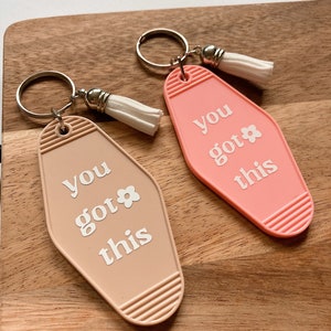 You Got This Motel Keychain L Cute Keychains L Gifts for Her L Retro ...