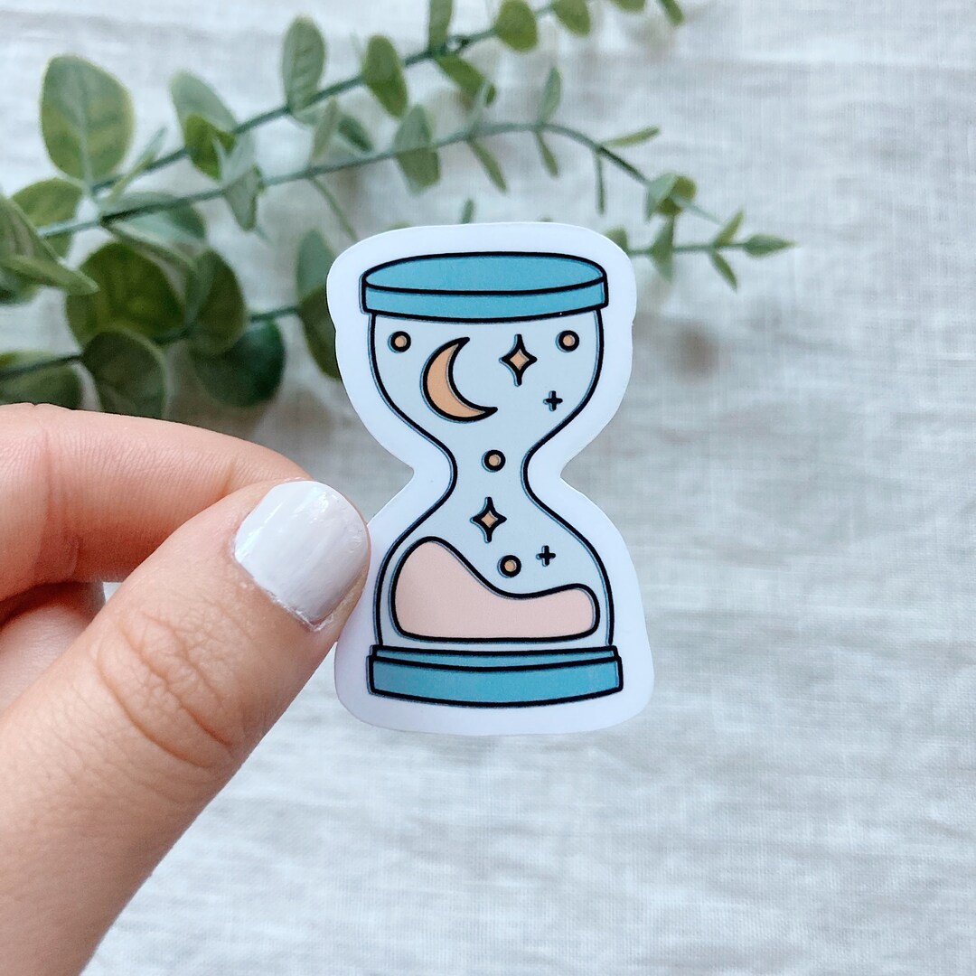 Hourglass Vinyl Sticker L Water Bottle Sticker L Hourglass - Etsy