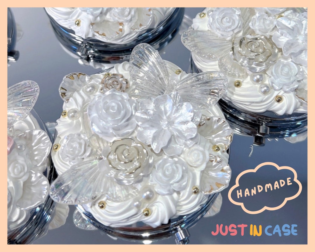 Elegant Style Decoden Mini Makeup Mirror Baroque Style Hand-made ...