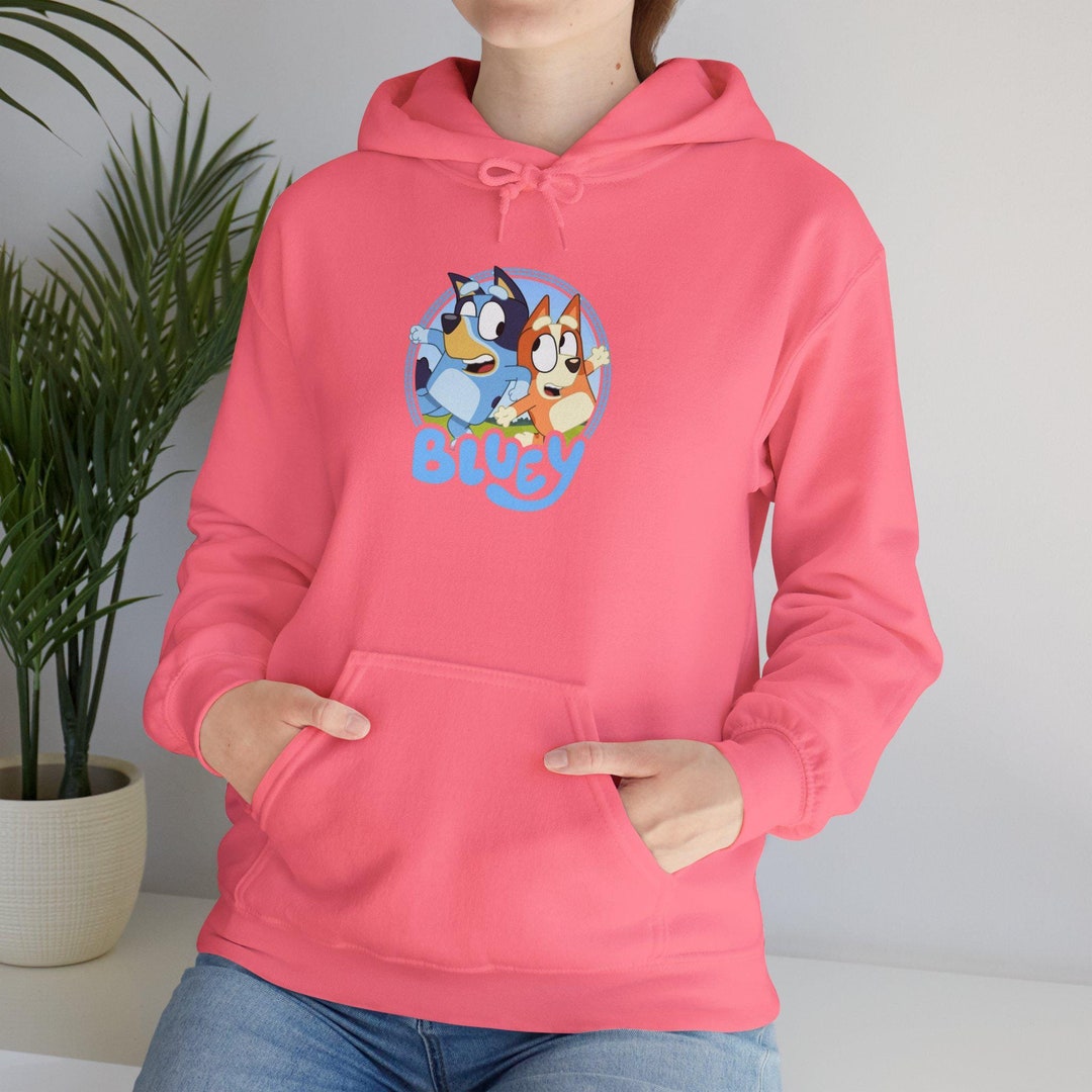 Cozy Bluey Hoodie for Kids & Adults Cute Cartoon Hoodies, Perfect Gift ...