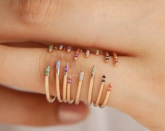 Open Cuff Gold Ring - Etsy