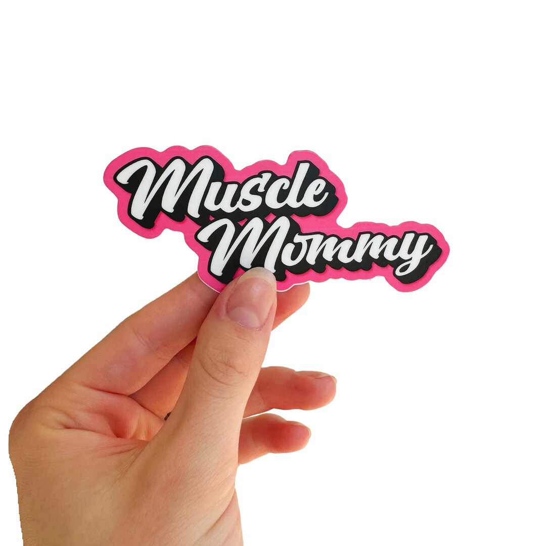 Muscle Mommy Sticker / Gym Sticker / Weightlifting Sticker - Etsy