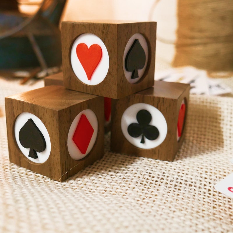 Playing Card Cubes - Etsy