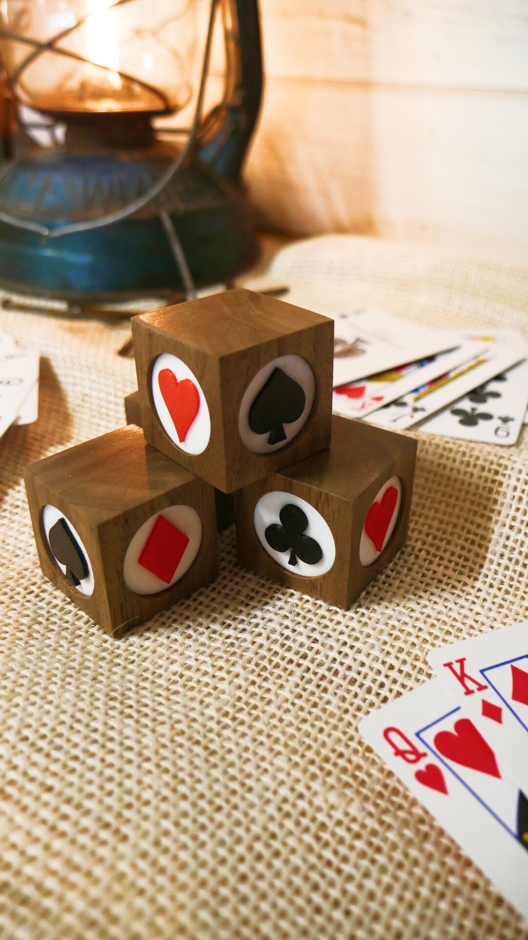 Card Suit Trump Cube | Trump Suit Indicator | Euchre | Pinochle | Card Game | Playing Cards | - Etsy