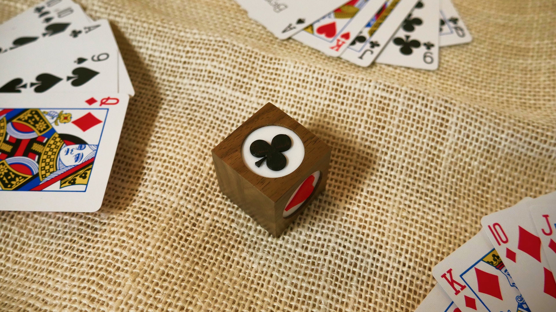 Card Suit Trump Cube | Trump Suit Indicator | Euchre | Pinochle | Card ...