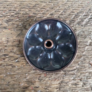 Lot of 10 1.5 Antique Copper Flower Conchos With Turquoise Color Stone ...