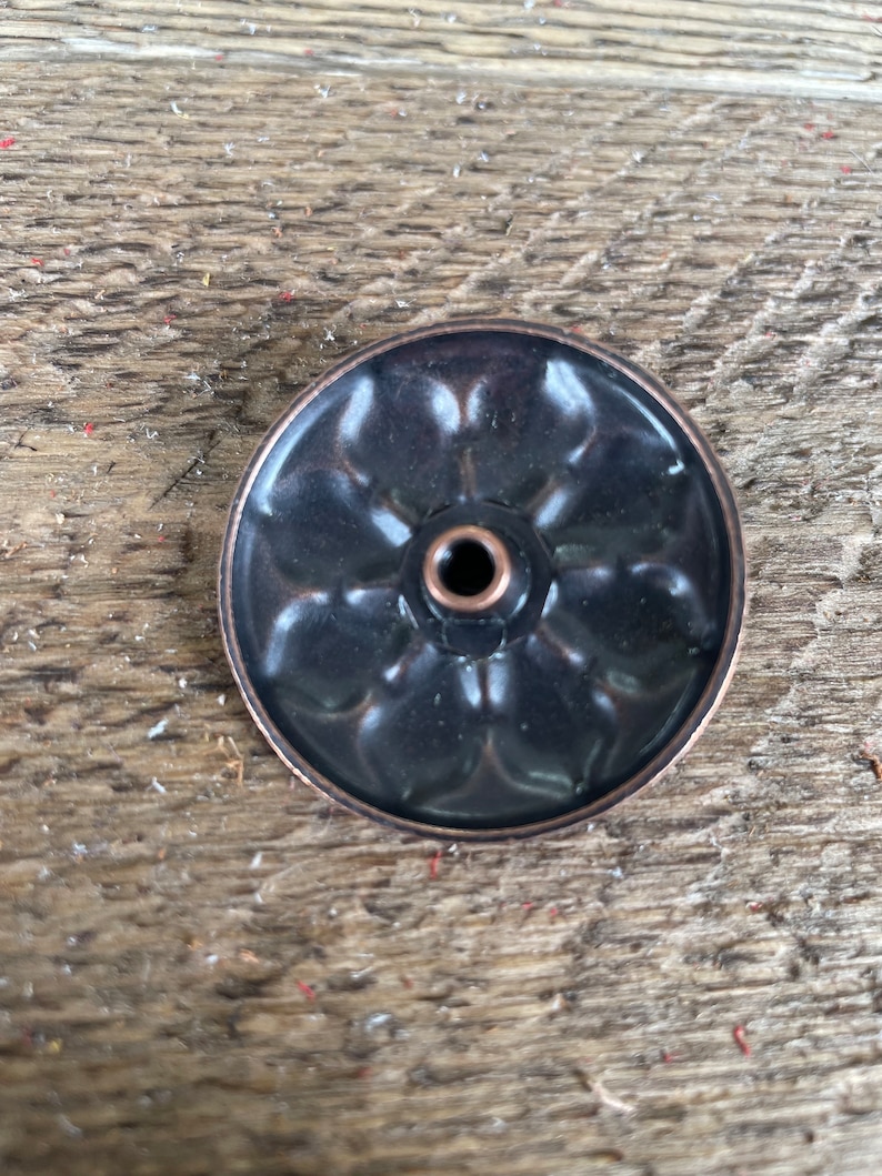 Lot of 10 1.5 Antique Copper Flower Conchos With Turquoise Color Stone ...